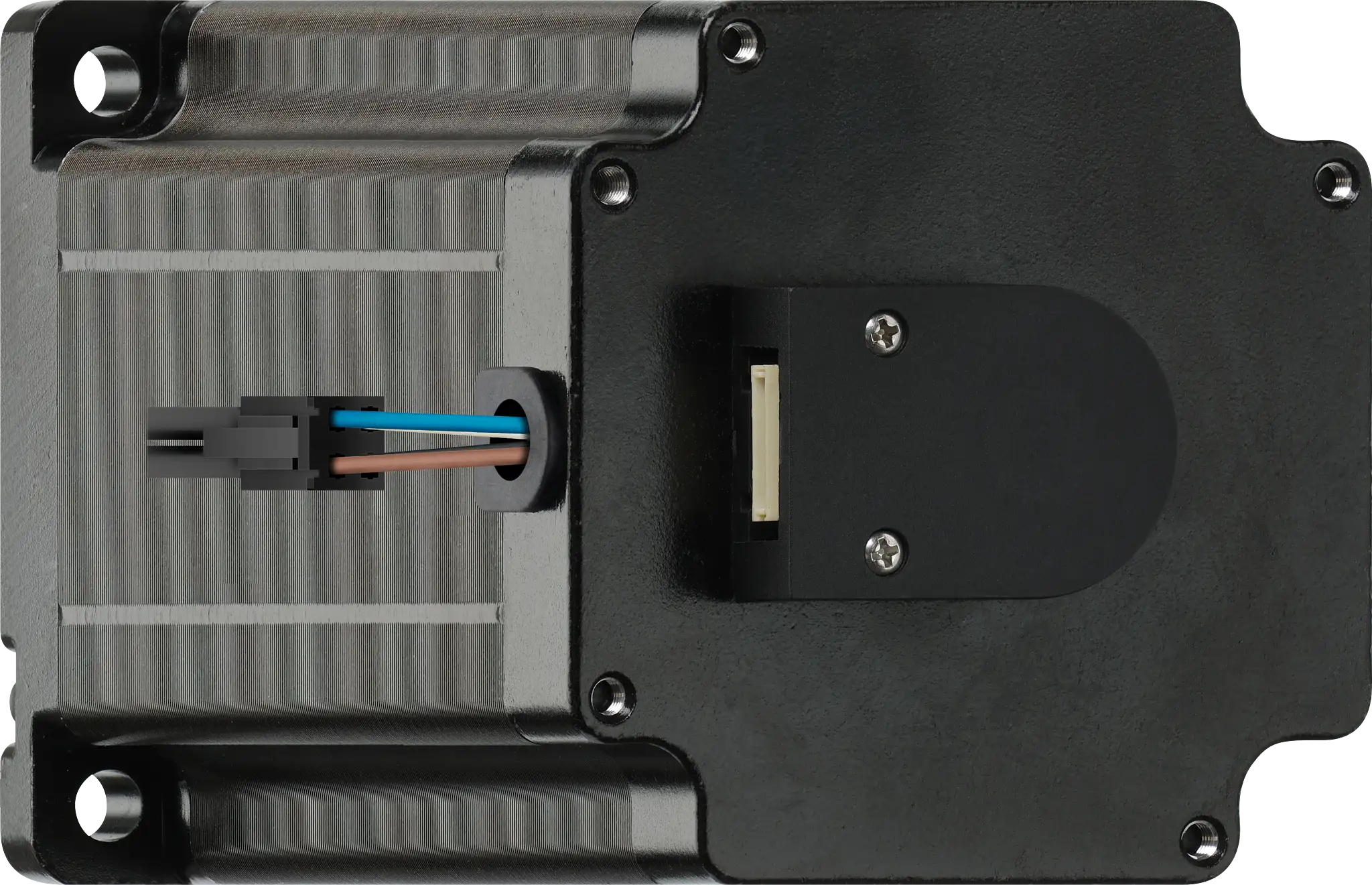 drylin® E Schrittmotor, Litzen mit Molex-Stecker und Encoder, NEMA 34-strong