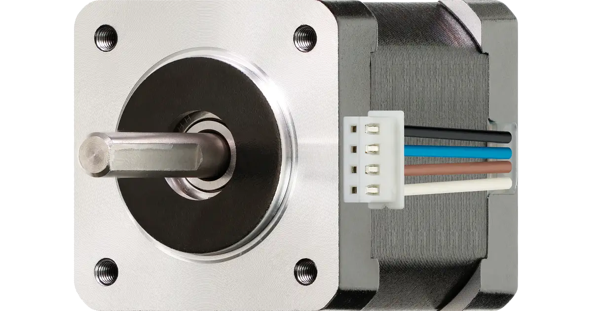 drylin® E stepper motor, stranded wires with JST connector, NEMA14 | igus®