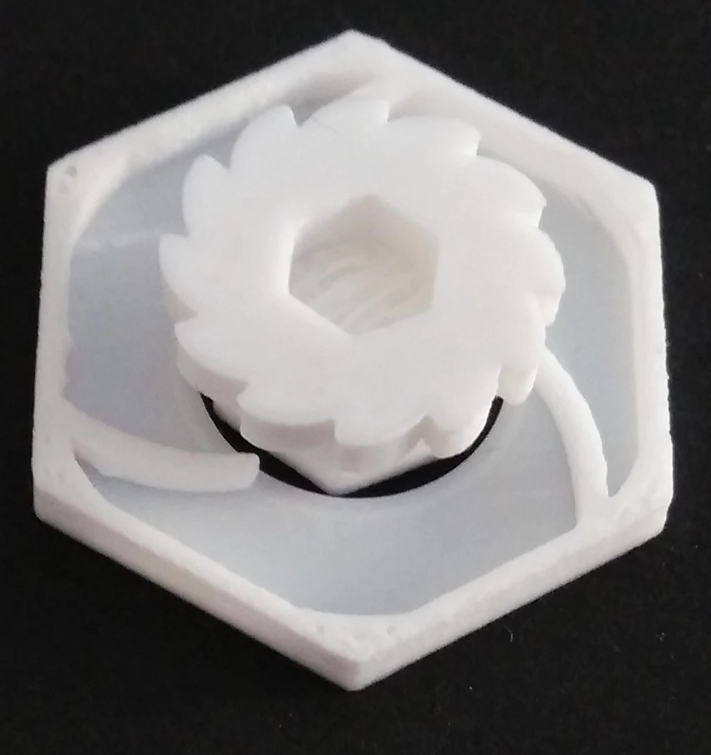 3D printing application example of a mechanical clockwork