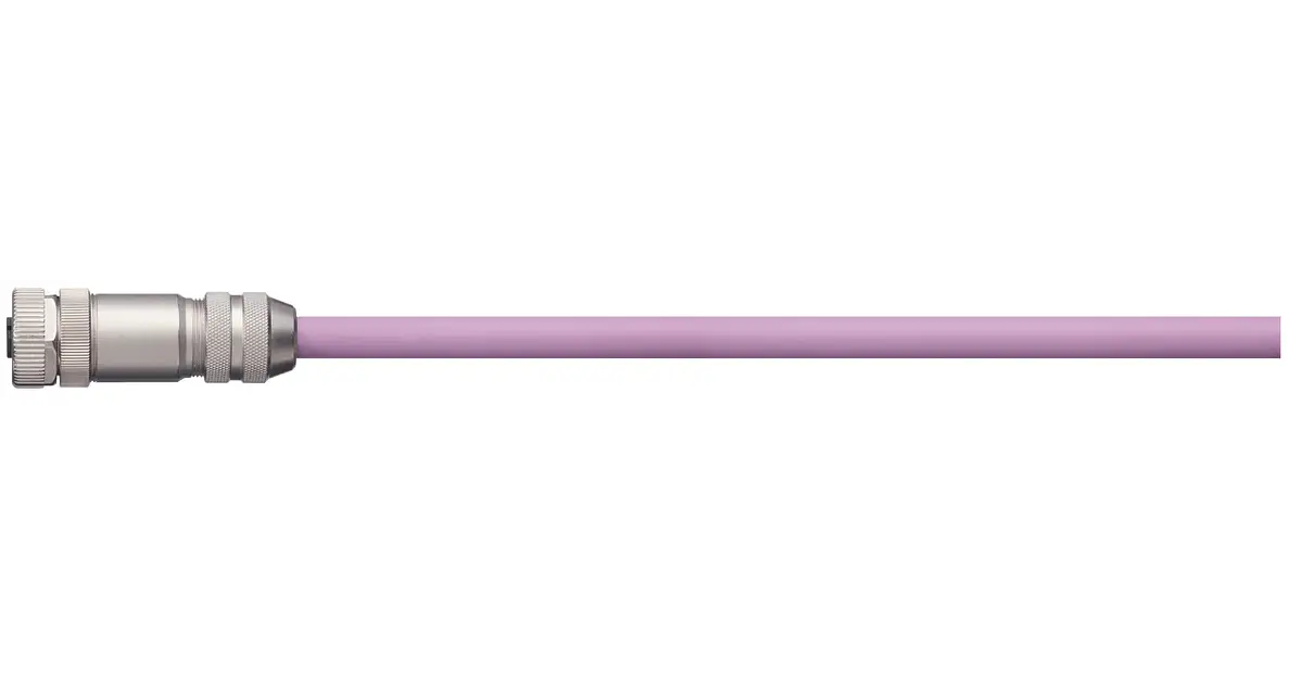 Harnessed Profibus cable PUR Phoenix Contact 5-pole socket