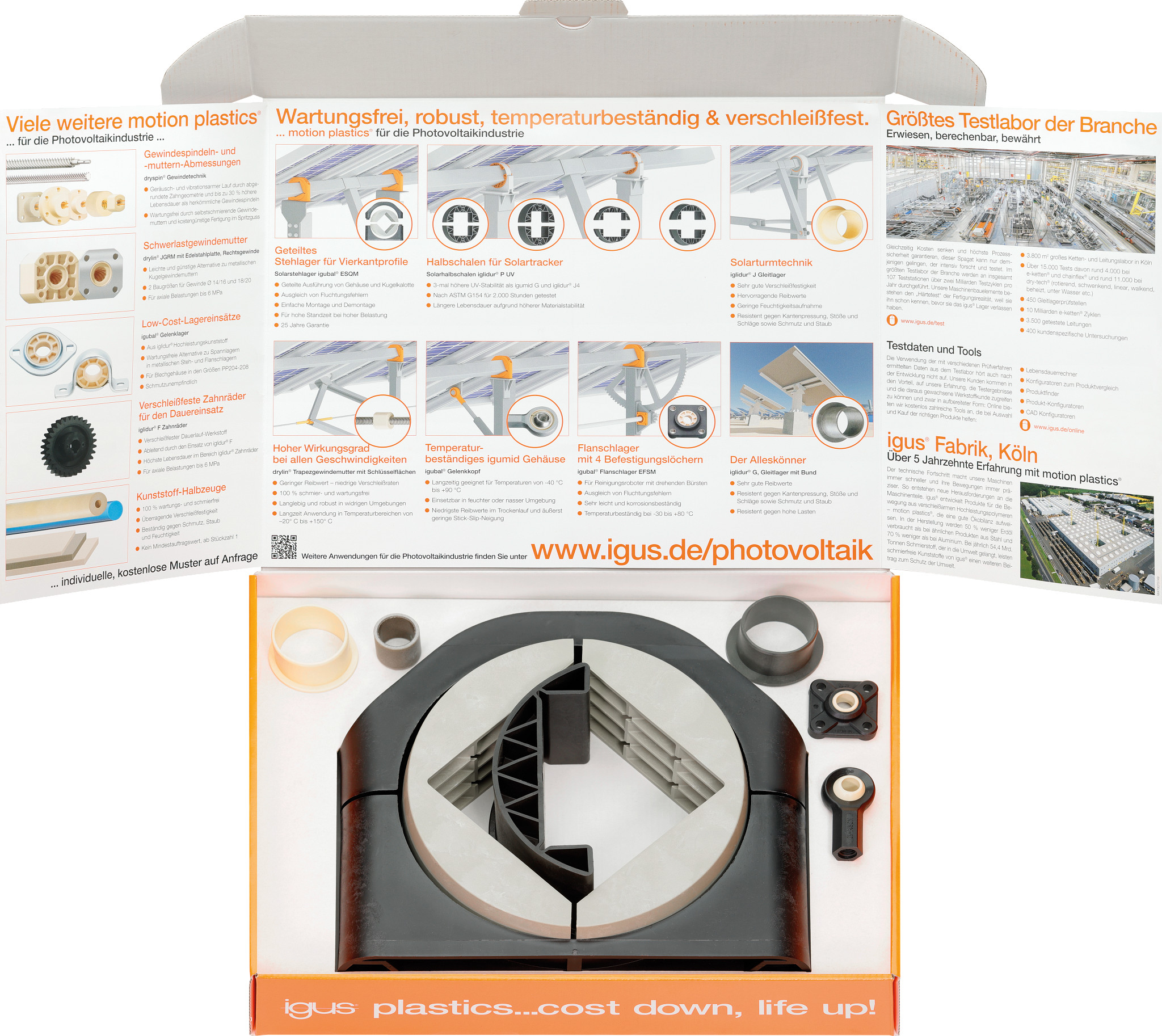 ☀️ Robust plain and spherical plain bearings for PV systems