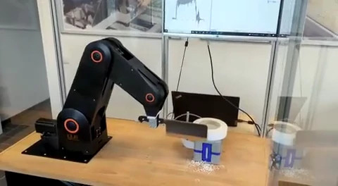 Quality control robots in knife production