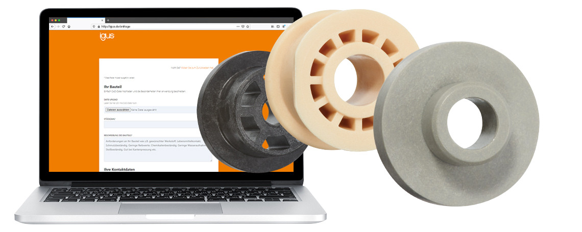 Guide rollers made of plastic: the alternative to metal