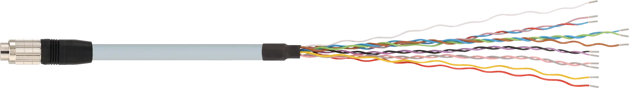 Connection cable suitable for Keyence iOP-87353, basic cable, 7.5xd, PVC