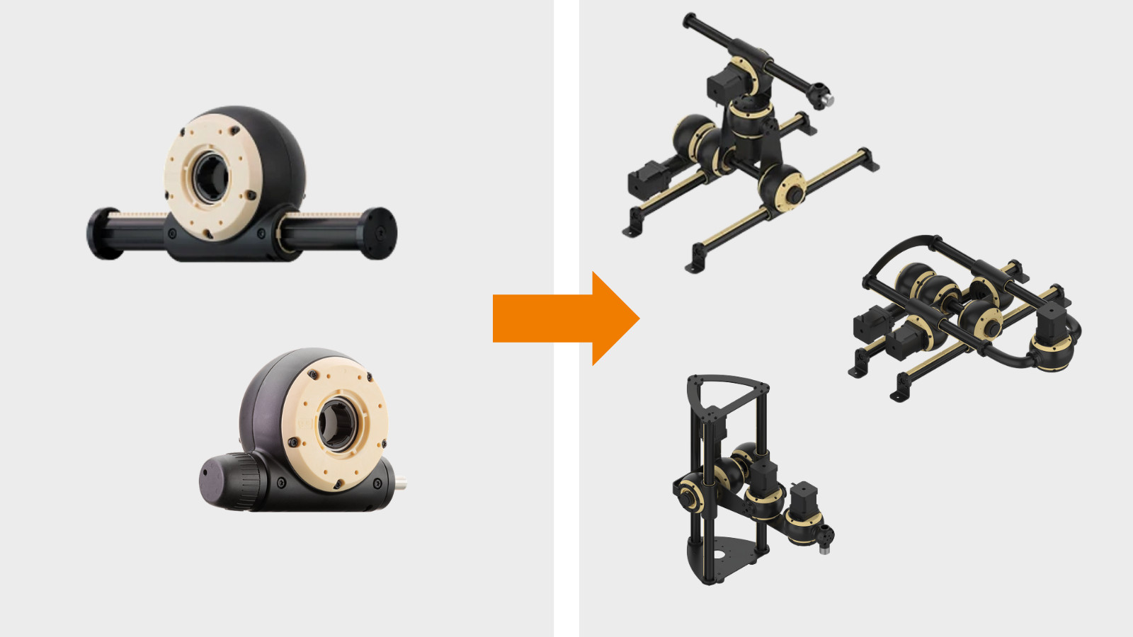 Create your own robot with modular robotics