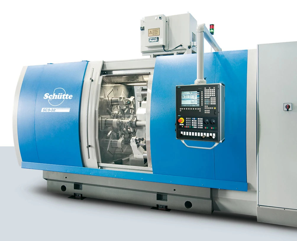 Energy chains in CNC multi spindle lathes