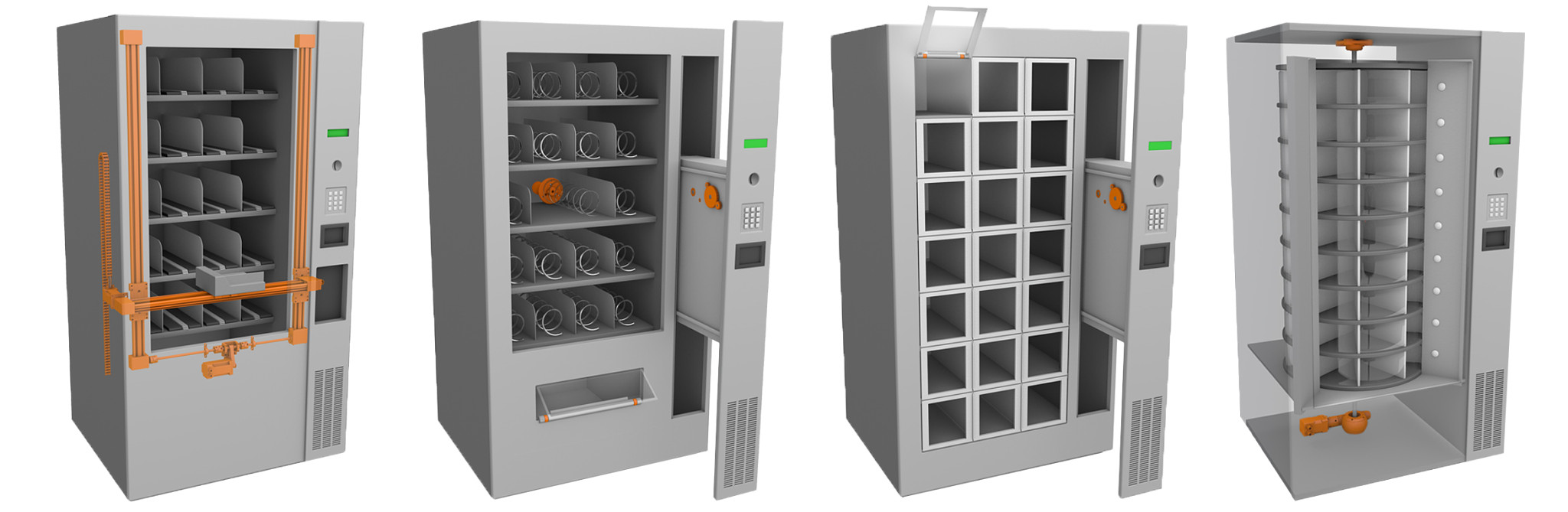 Maintenance-free bearing technology and e-chains for vending machines ...