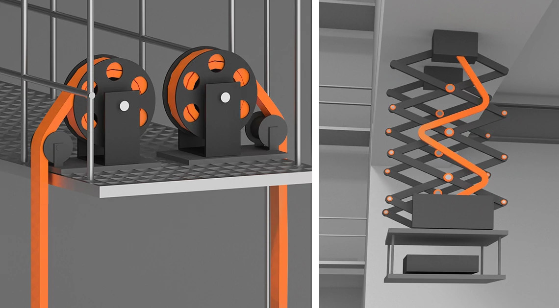 Products for stage machinery and auditorium