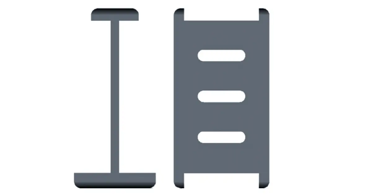 Slotted separator, wide base, unassembled | igus®