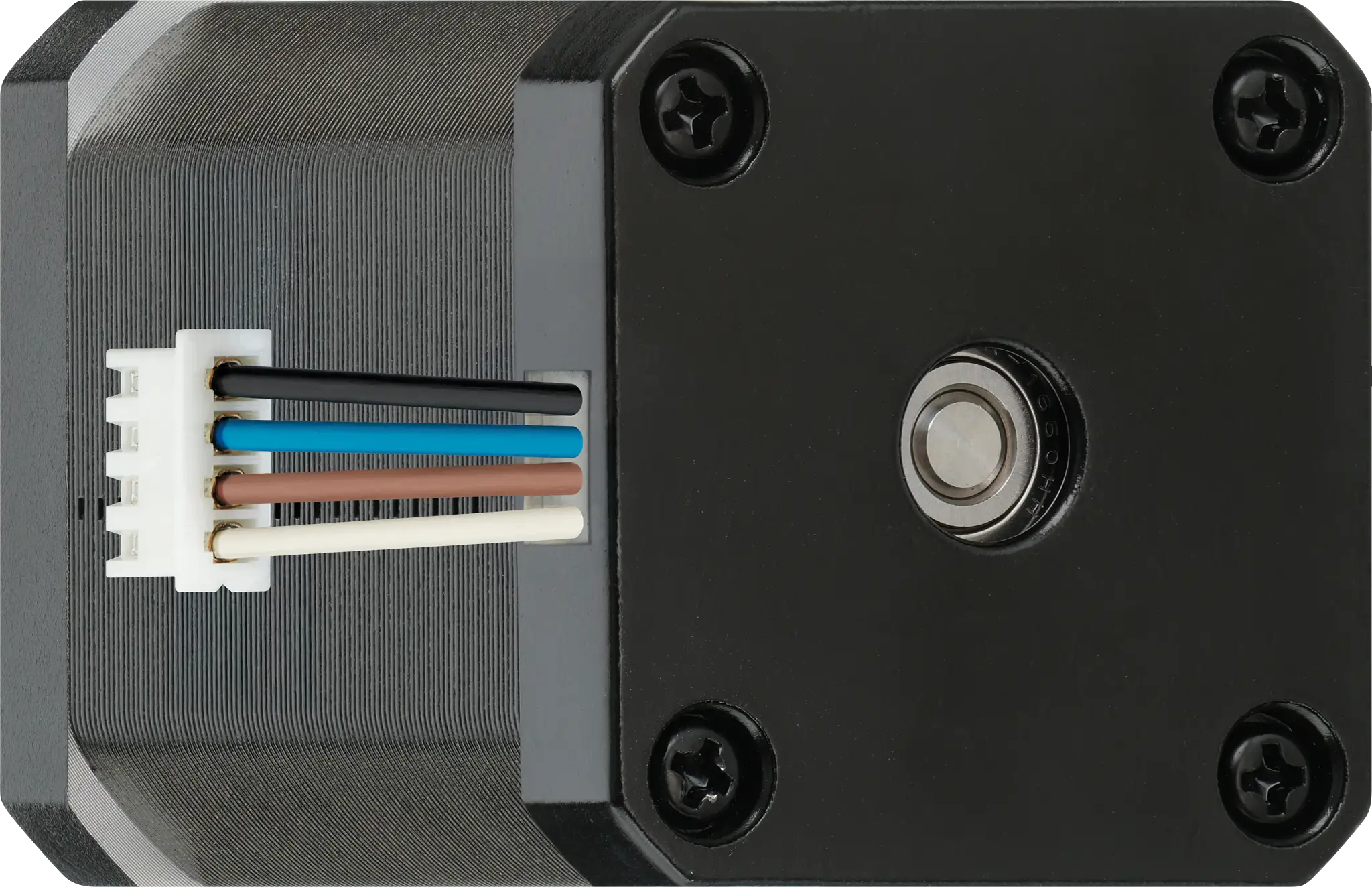 drylin® E stepper motor as powerful version, stranded wires with JST connector, NEMA 17