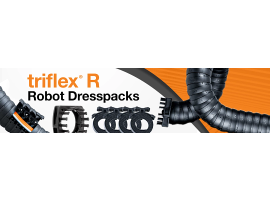 Robot Dresspack Retraction Systems for triflex® R | igus®
