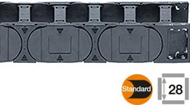 Product range overview of E4.1 energy chain system