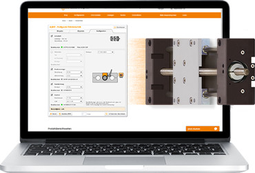 Reverse linear axes with toothed belt drive
