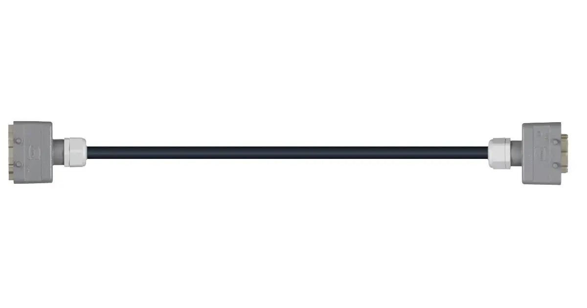 Han 10B connector housing : double locking lever straight at both ends ...