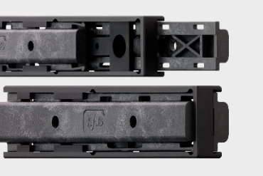 NTP telescopic rails made entirely of plastic