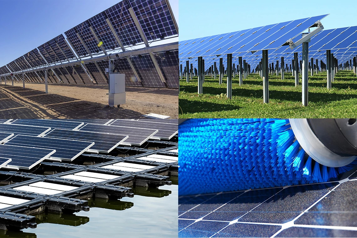 ☀️ Robust plain and spherical plain bearings for PV systems