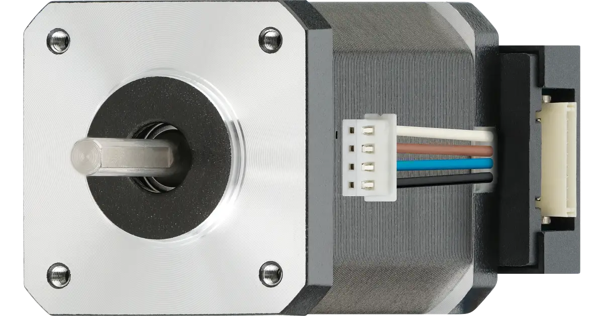 drylin® E stepper motor as powerful version, stranded wires with JST ...