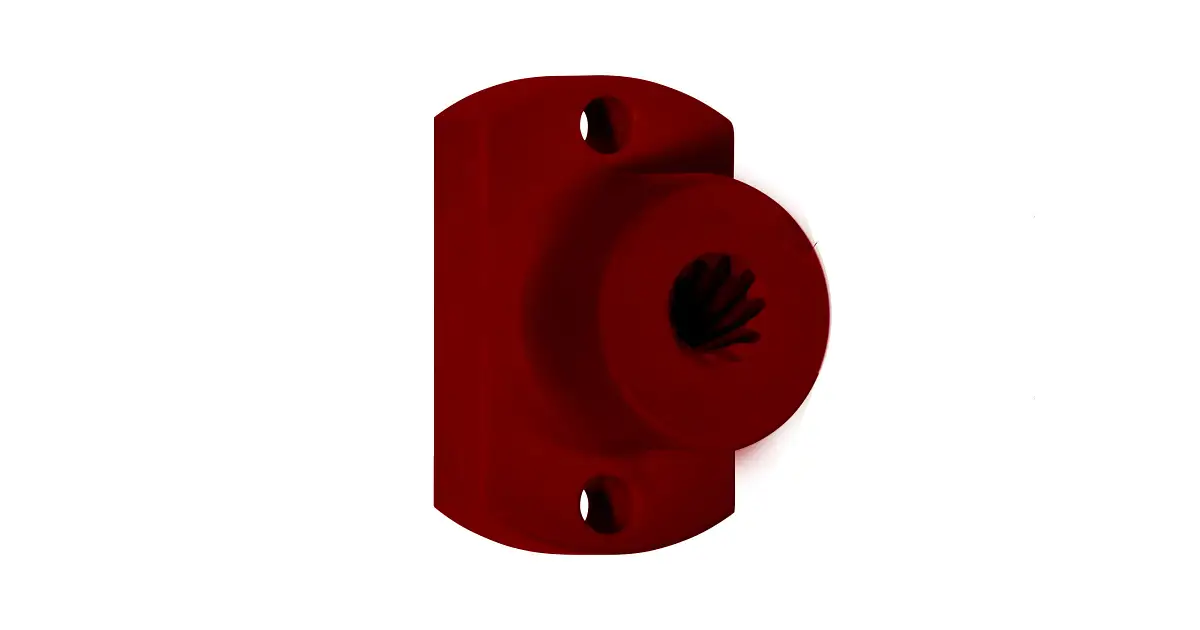 Tuerca de paso largo con valona y chavetero dryspin®, RFLM