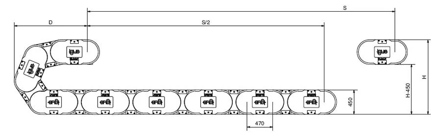 E4.350: The World's Largest Energy Chain Cable Carrier | igus®