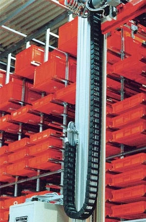 Vertical Cable Management with e-chain® Cable Carriers | igus®