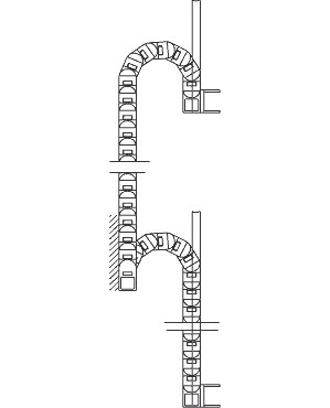 Cable carriers -How to Install a Cable Carrier Vertically