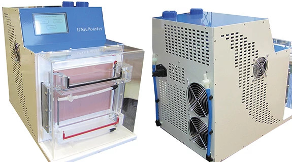 Precise linear axis for DNA diagnostics in the laboratory