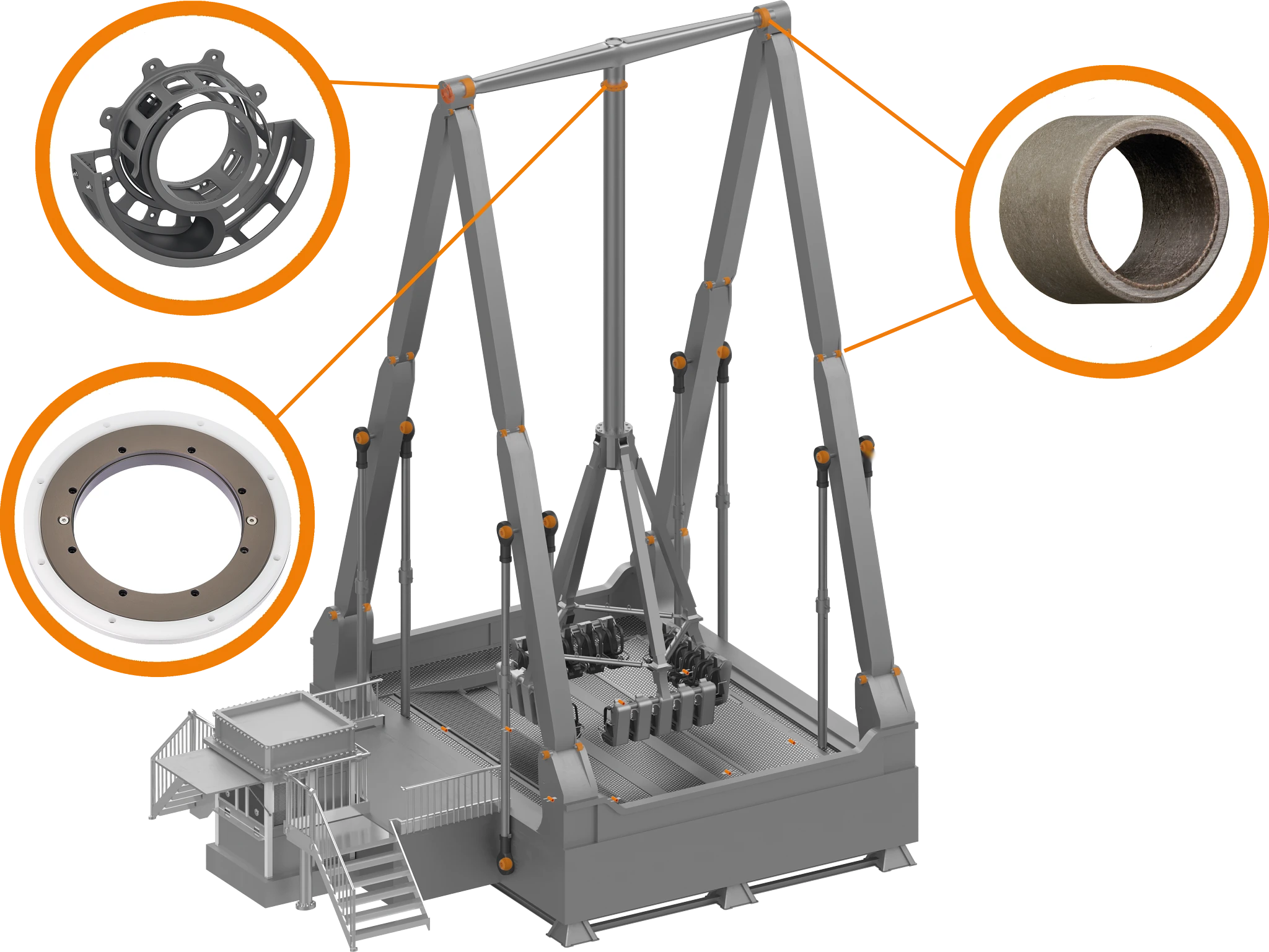 Amusement Park Swing Ride Solutions for Reliable Performance | igus®
