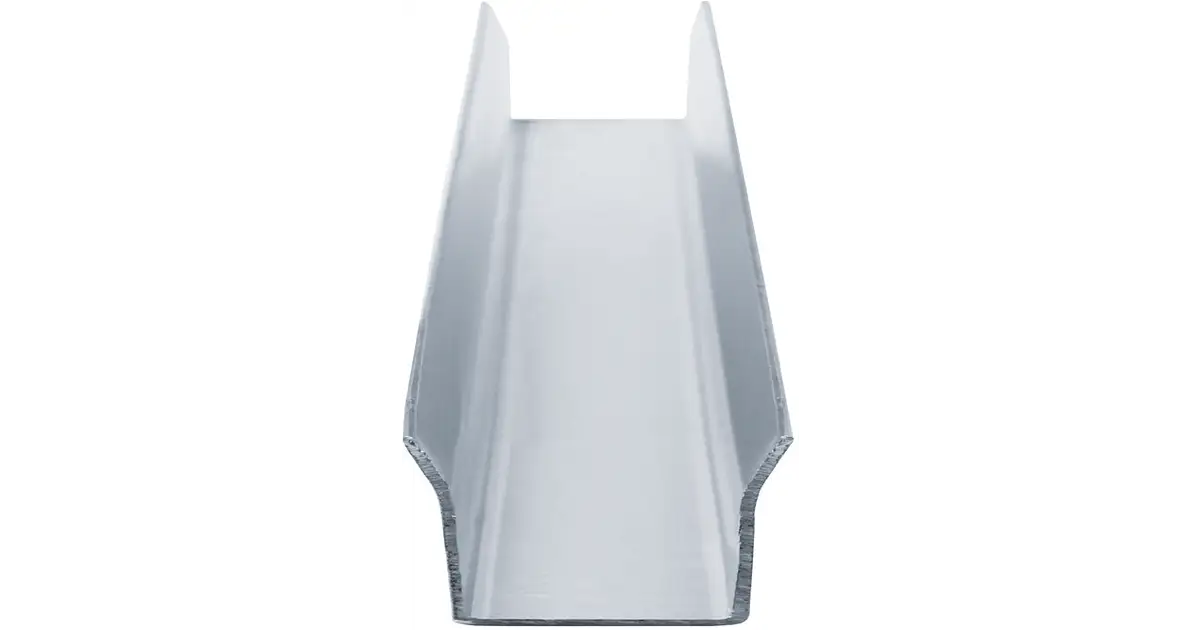 Steel guide trough | One piece | For series 10, B15, E2.17, 15 | Trough ...