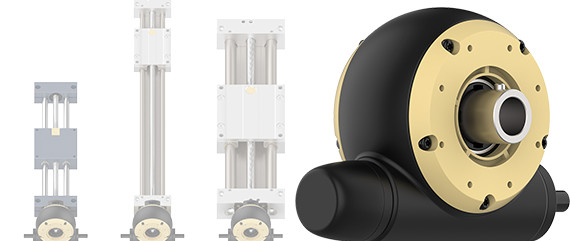 drygear® Apiro connection to drylin® linear units