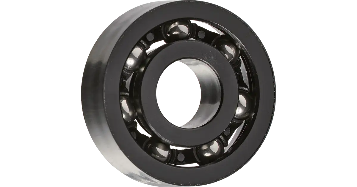 xiros® deep groove ball bearing xirodur® S180, all-rounder in black ...