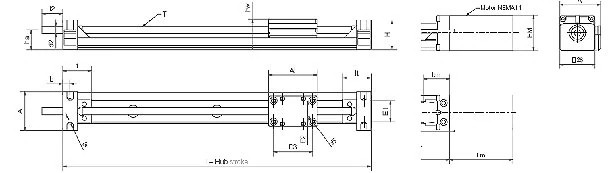 Small drylin® SLN linear axis with lead screw drive