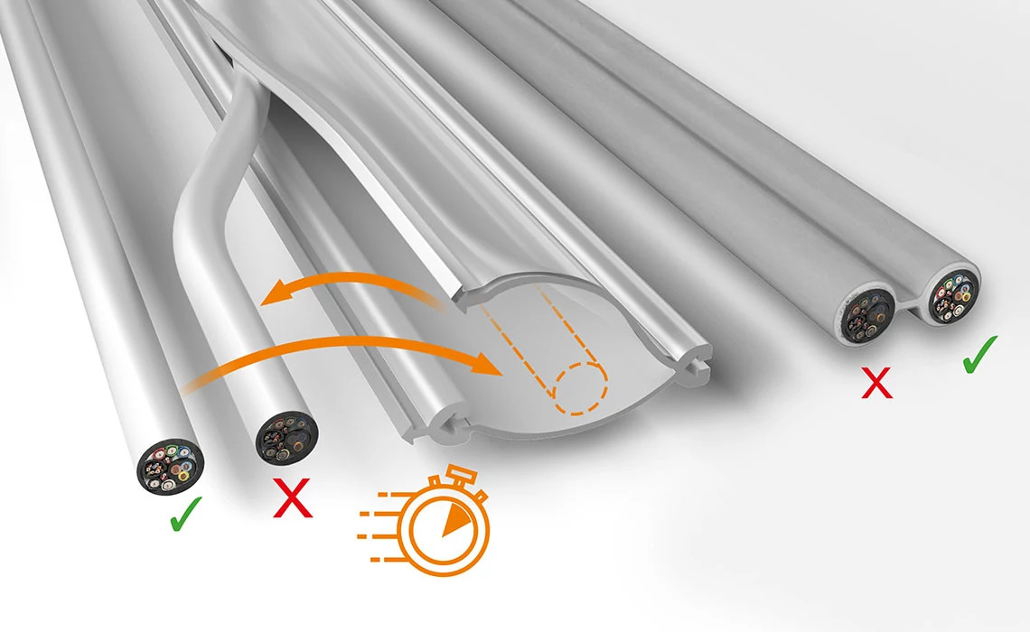 e-skin® flat cable guidance system | igus®