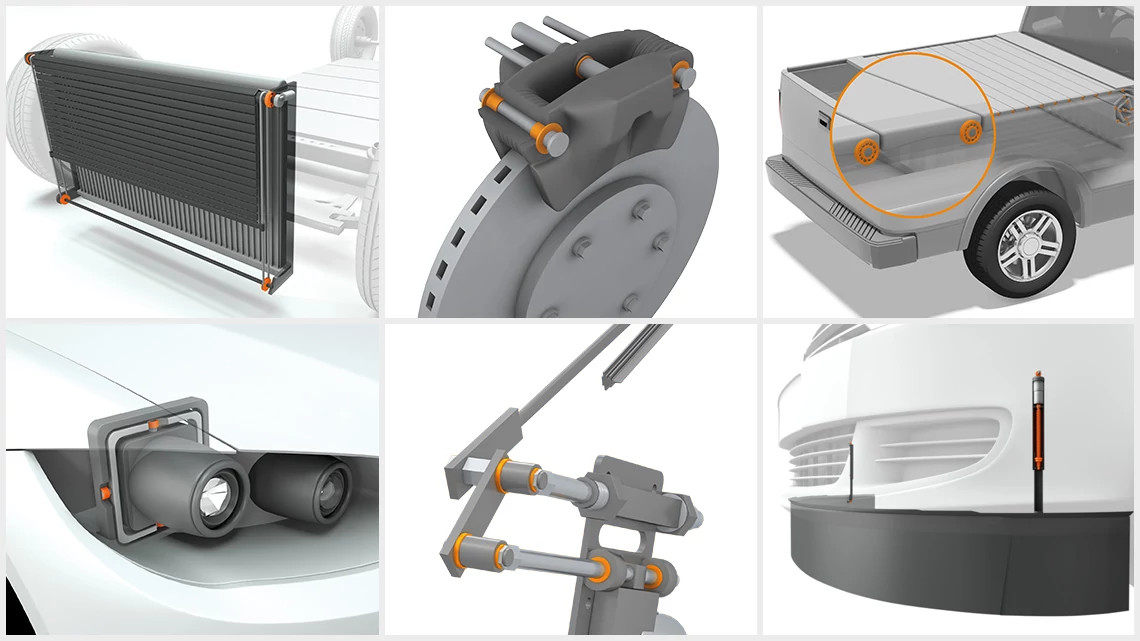 Plastic bearings for the exterior | igus® Automotive