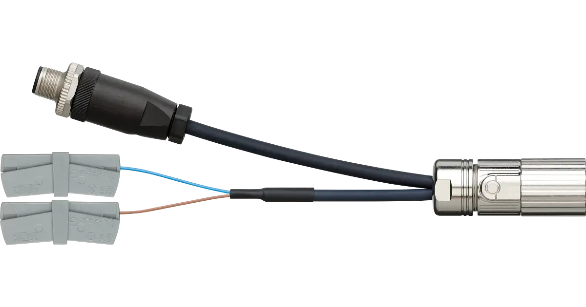 Motor cable with M17 connector