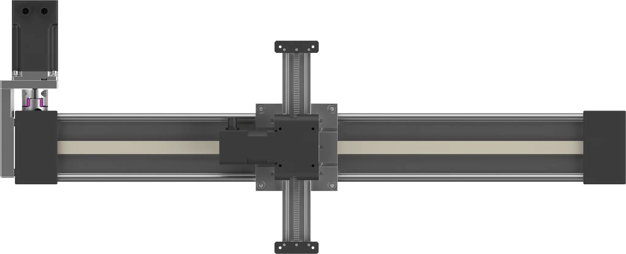 XY Actuator (Single Rail) | Workspace 500 x 150 mm