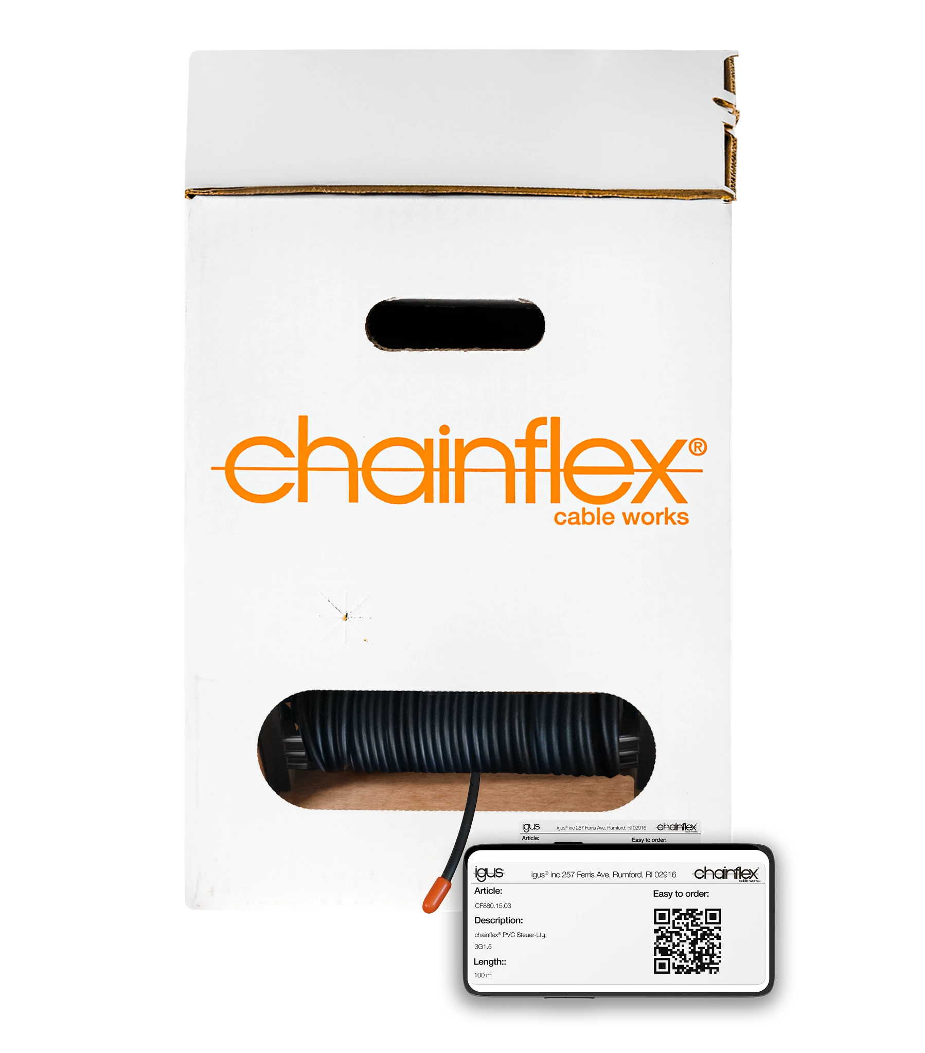 chainflex® CASE – innovative cable storage solution