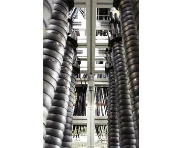 Torsion cables for use in industrial robots