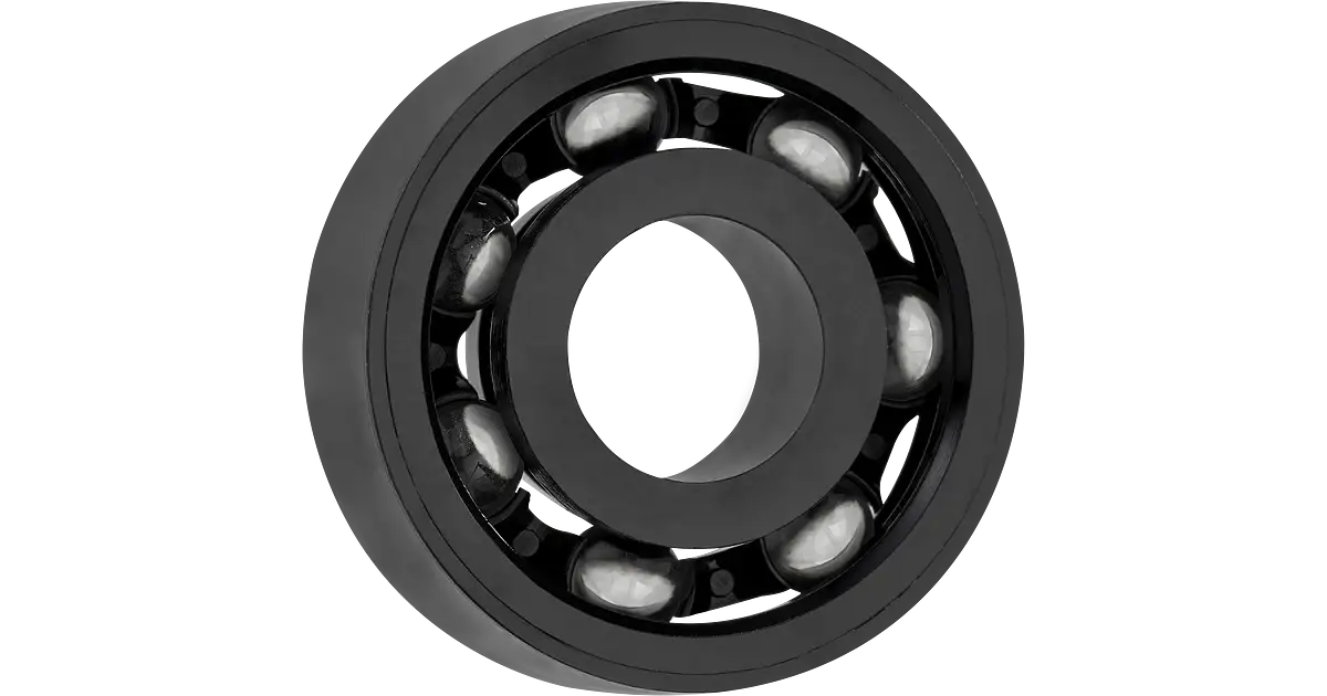 xiros® deep groove ball bearing xirodur® S180, all-rounder in black ...