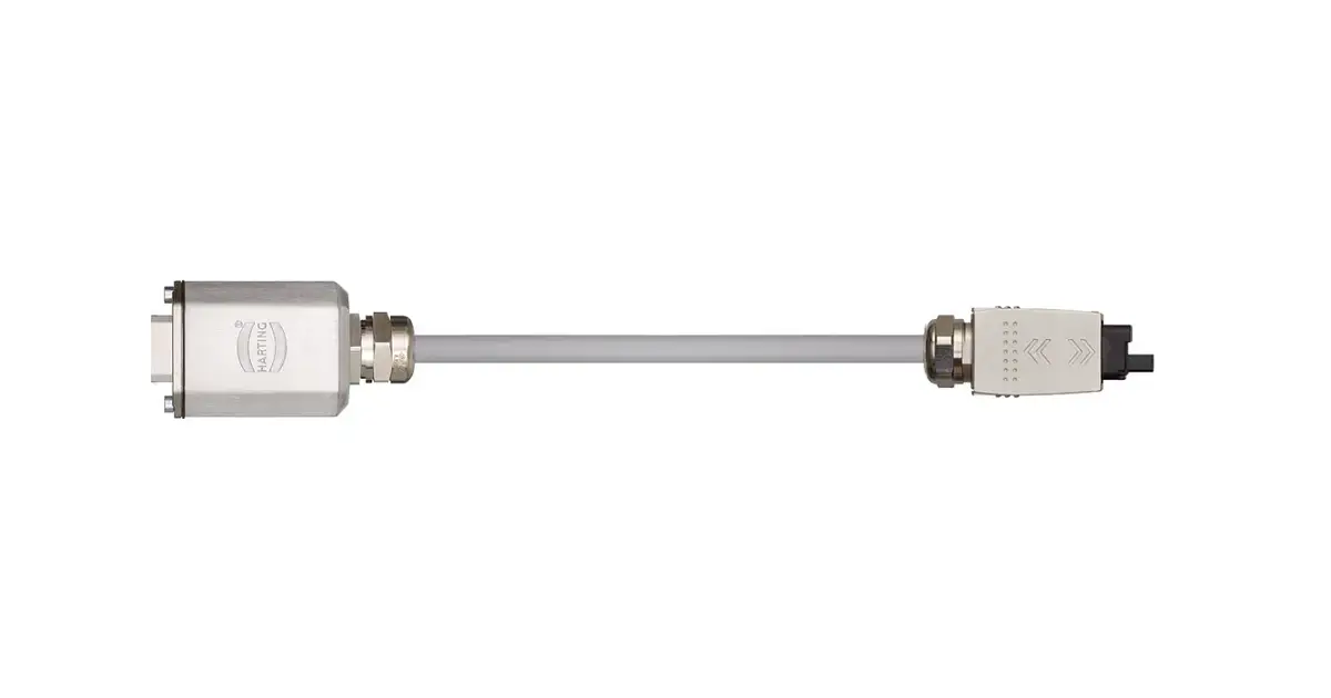 Control cable according to AIDA specification socket-pin 7th axis