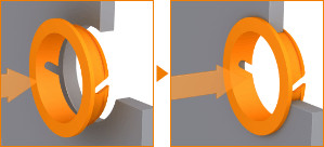 Flexible plain bearings for sheet metal in the food industry | igus®