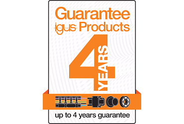 4-year service life guarantee on drylin linear guide