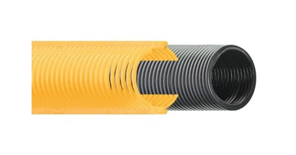 Corrugated hose and e-rib set for SCARA cable solution