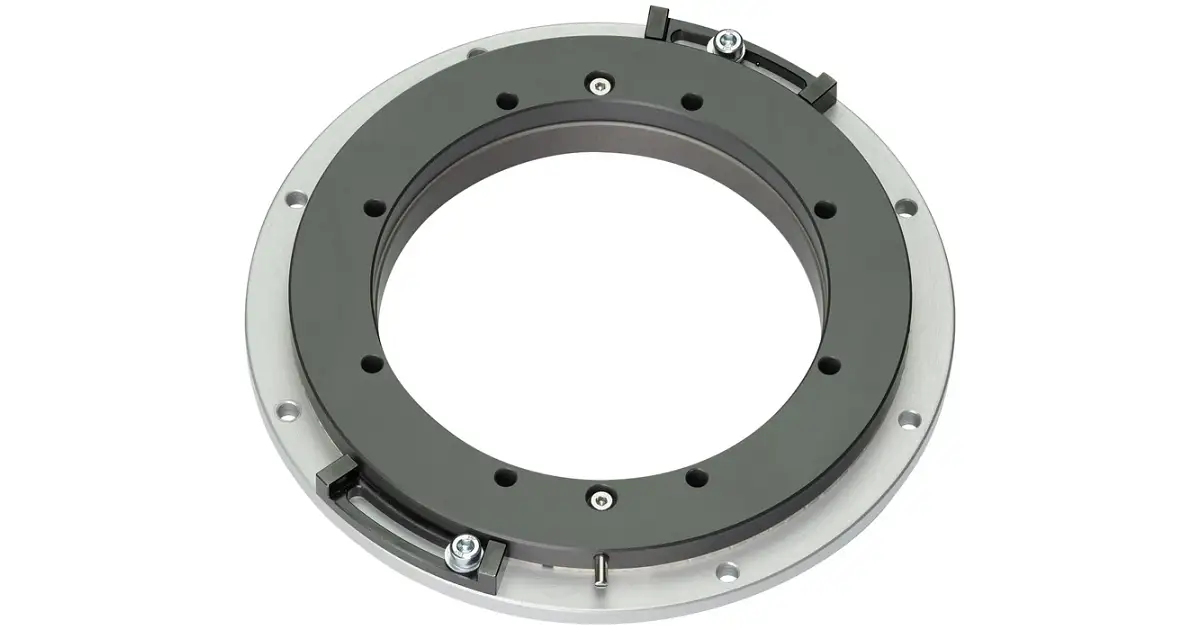 iglidur® slewing ring, PRT-04 with angle stop, outer ring made of ...