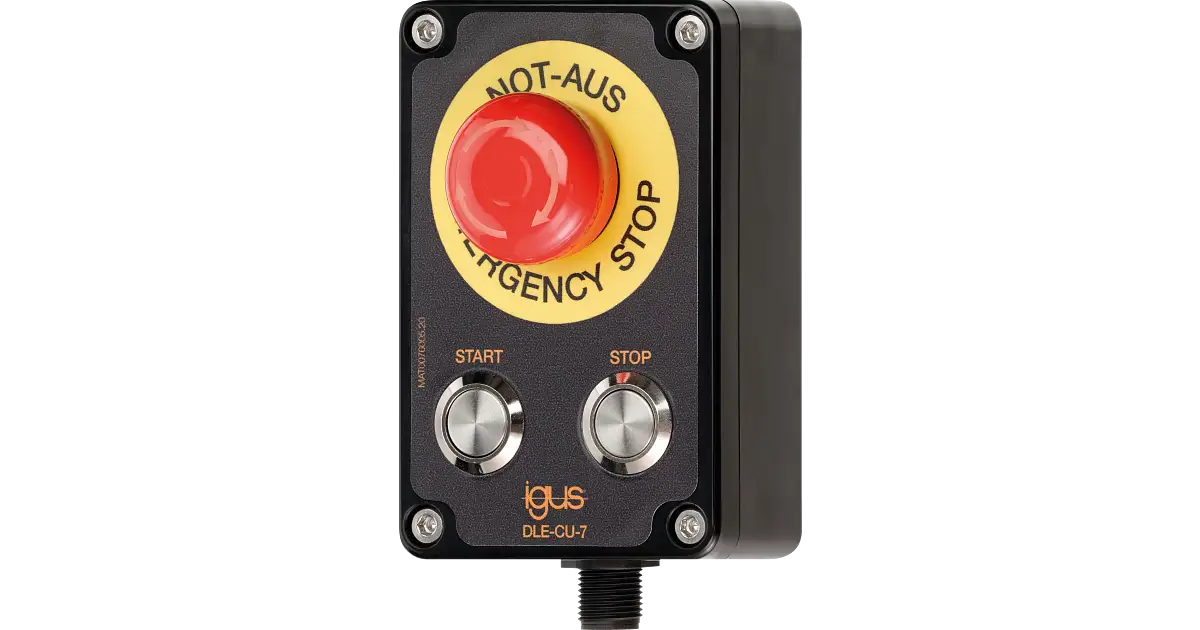 drylin® control unit for emergency stop functions