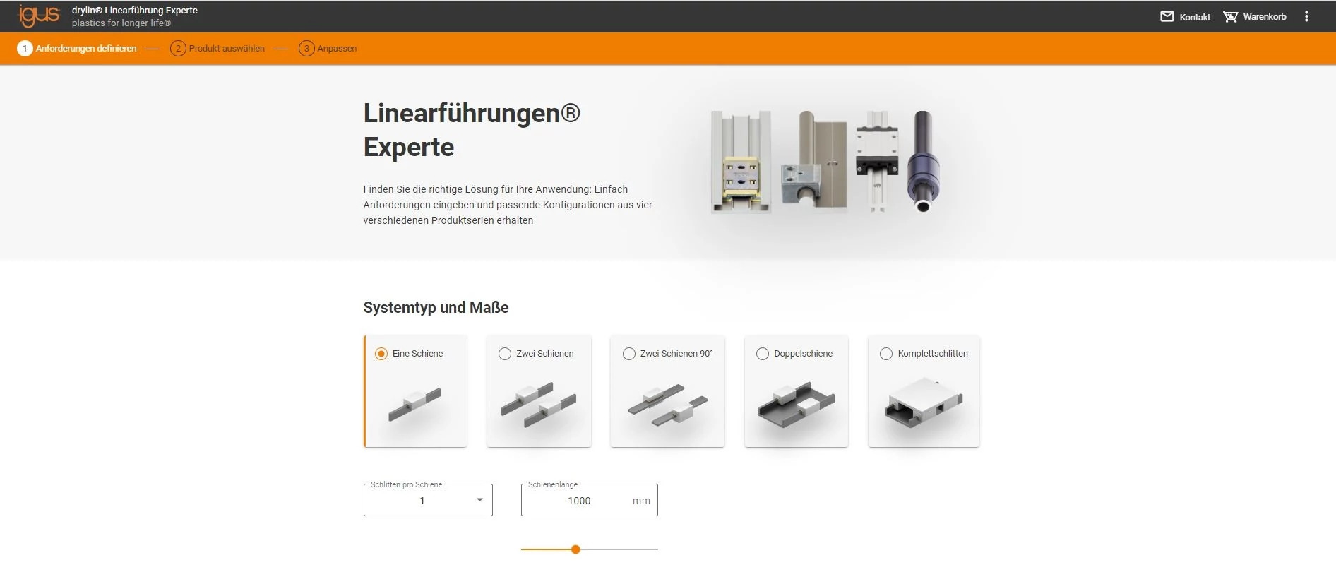 Experto para tecnología lineal drylin®