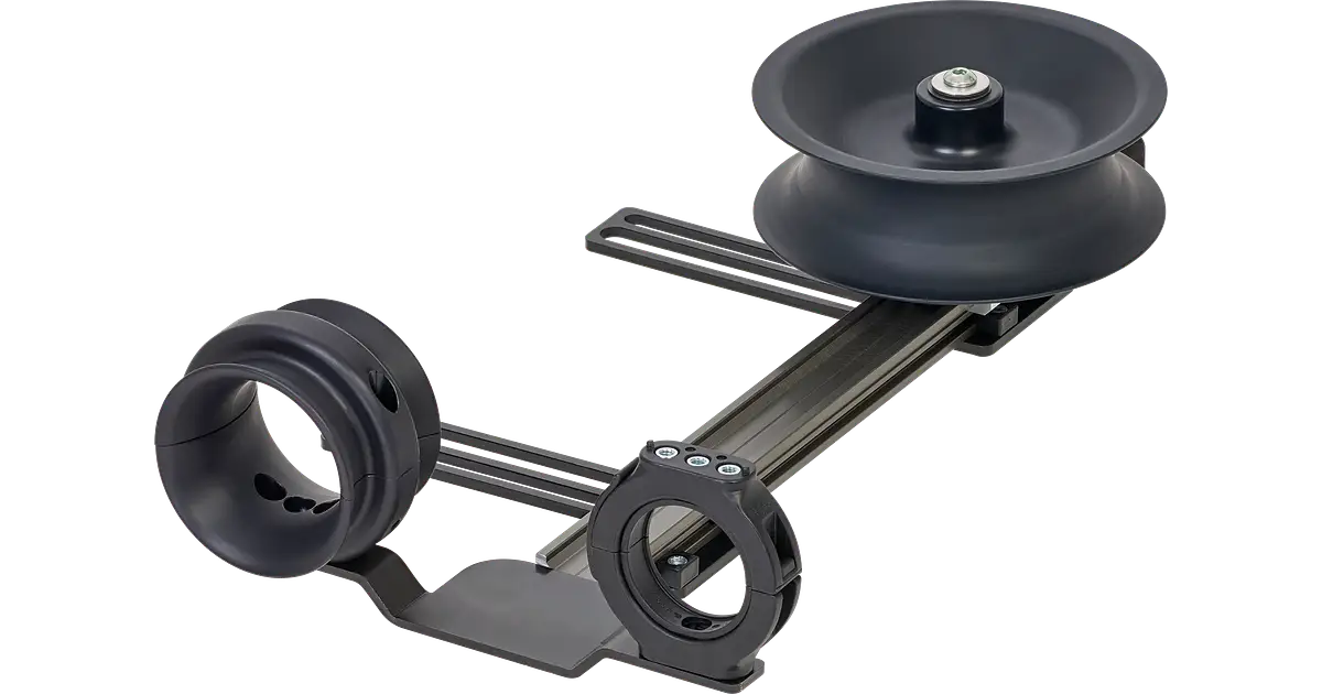 RSE elastic retraction system with deflection