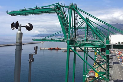 Condition monitoring solutions for cranes in port facilities