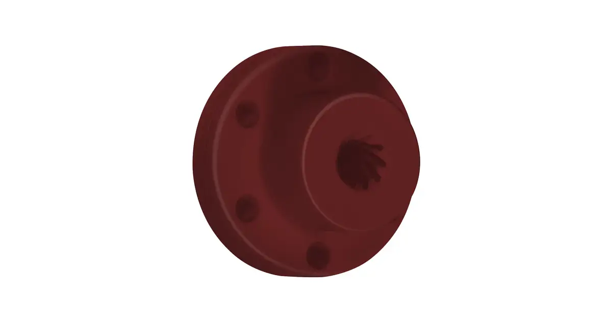 dryspin® flange lead screw nut, high helix thread, RFRM